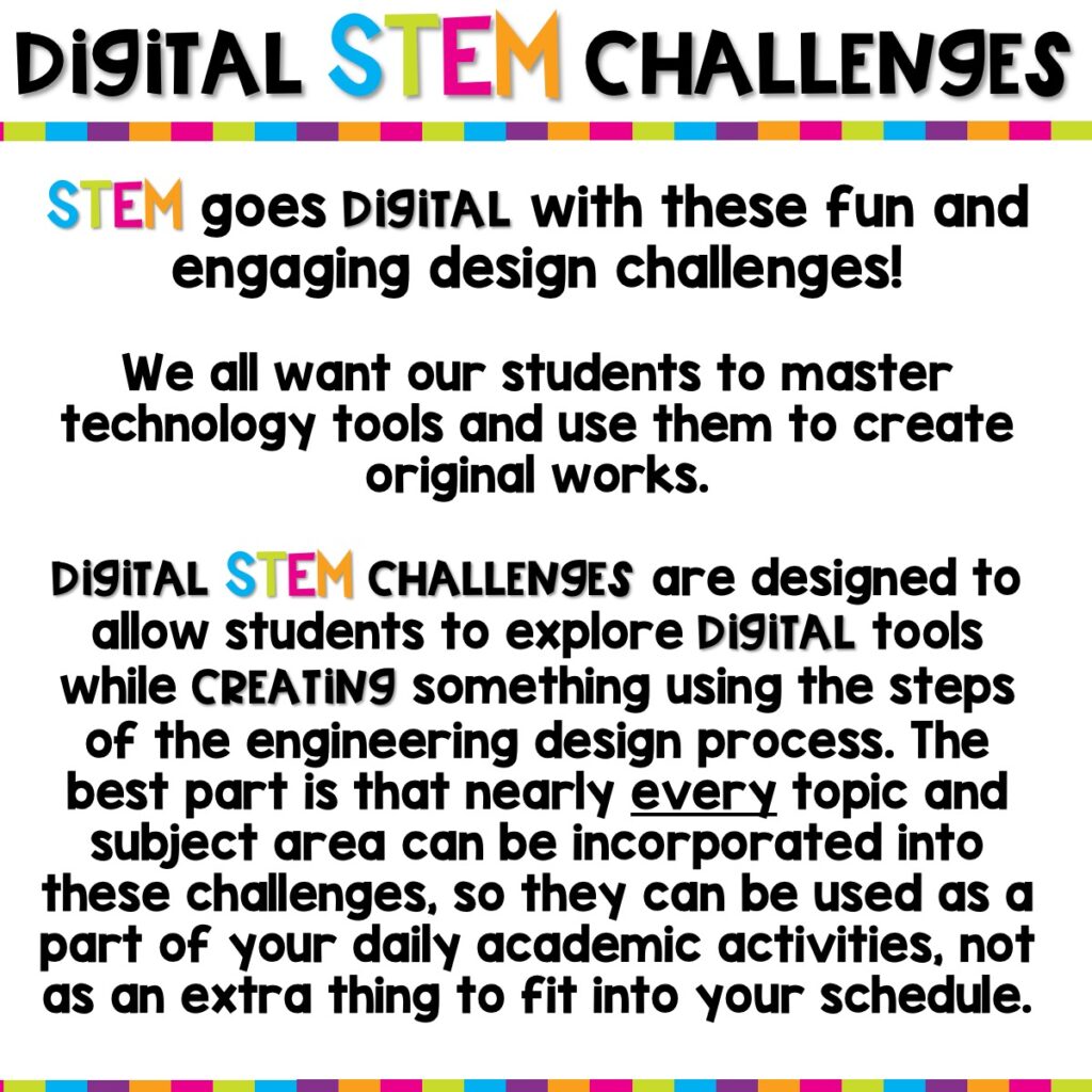 Digital STEM Challenges™ {Monthly Prompts}