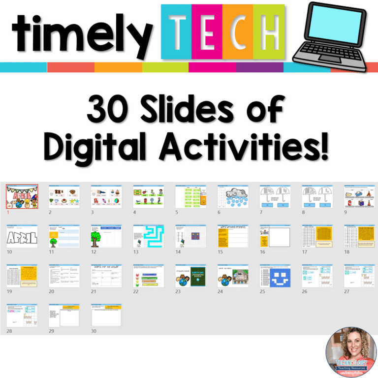Timely Tech - 23 April Themed Technology Activities