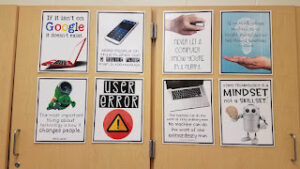 Technology Themed Decor for Classroom or Computer Lab