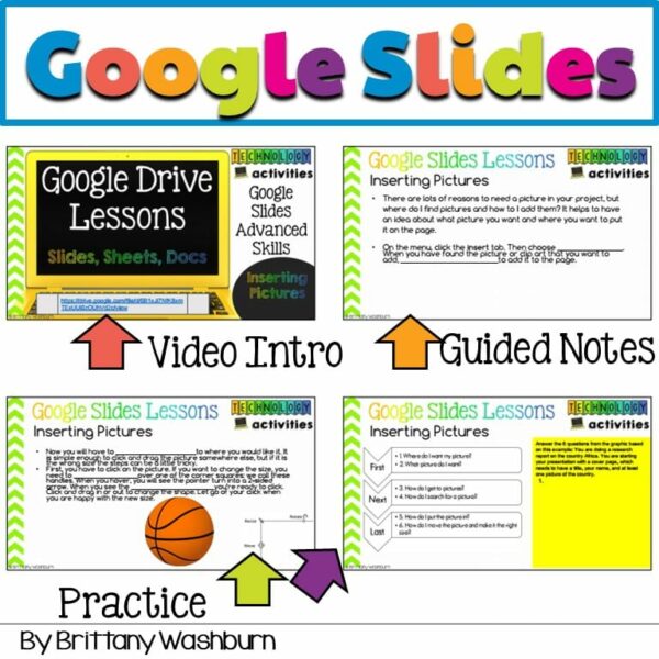 Google Slides Lessons - 11 Lesson Complete Unit