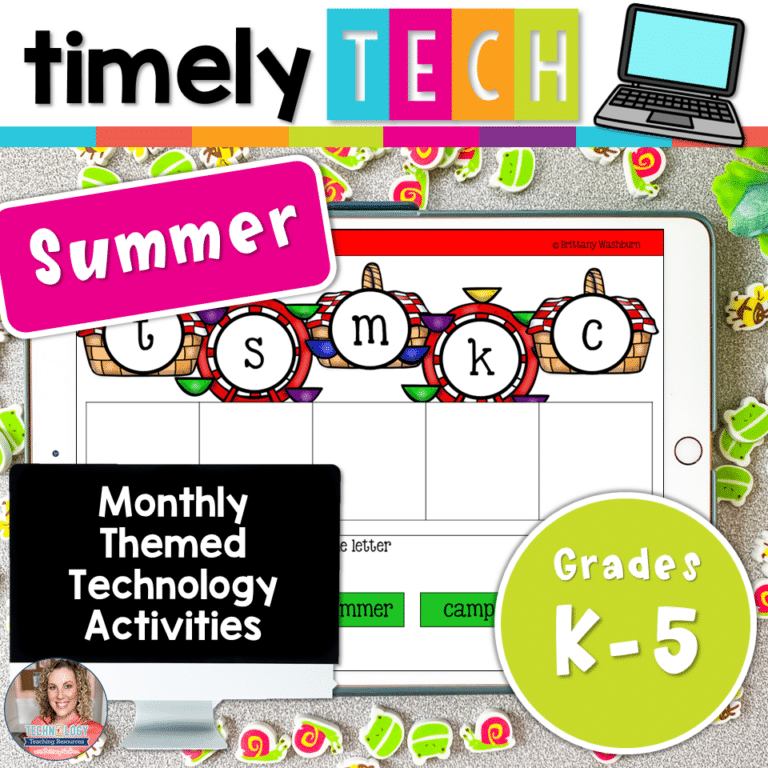 Timely Tech - 25 Summer Themed Technology Activities