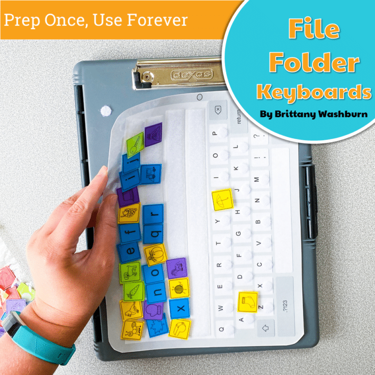 File Folder Keyboard Activities