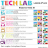 Weekly Tech Lab Lesson Plans
