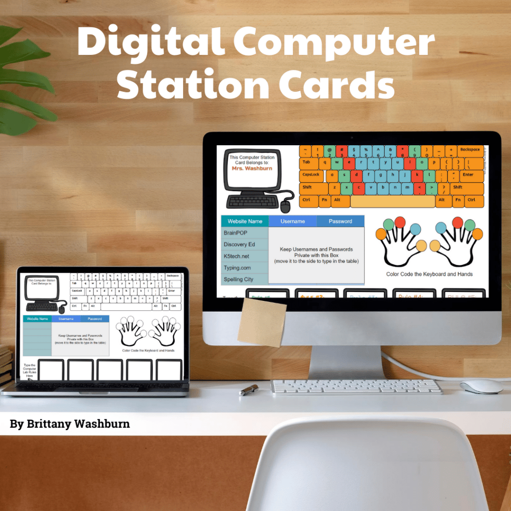Computer Station Cards