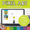 Earth Day Digital Pixel Art STEM Challenges