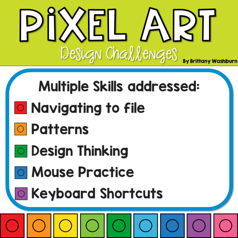 Christmas Digital Pixel Art STEM Challenges