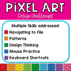 Valentine's Day Pixel Art STEM Challenges