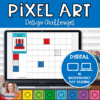 Independence Day Digital Pixel Art STEM Challenges