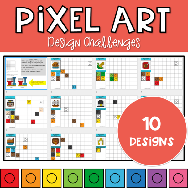 Thanksgiving Digital Pixel Art STEM Activity