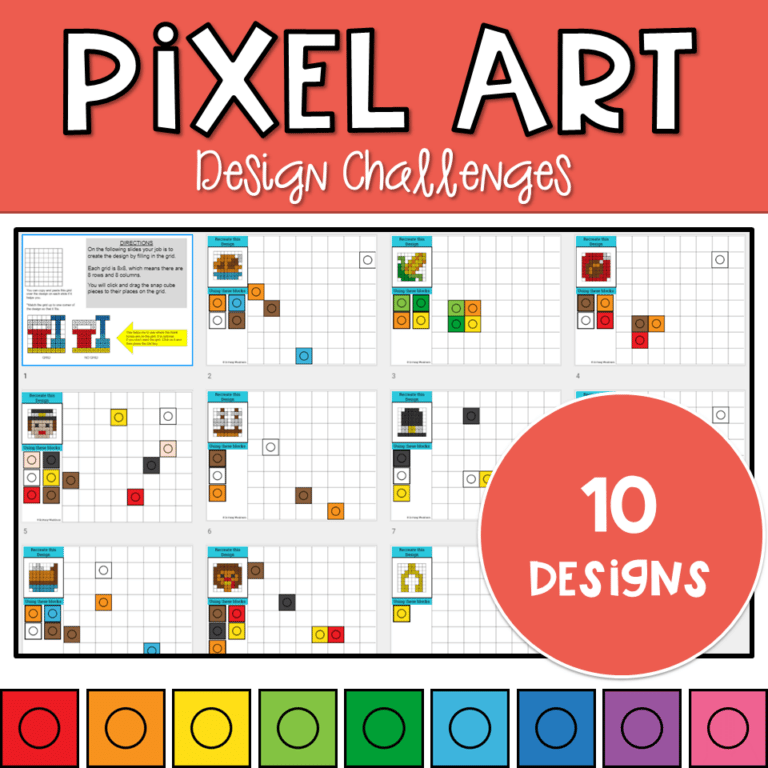 Thanksgiving Digital Pixel Art STEM Activity