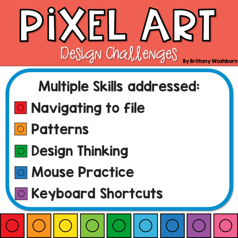 Thanksgiving Digital Pixel Art STEM Activity