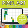 St. Patrick's Day Digital Pixel Art STEM Challenges