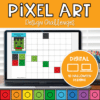 Halloween Digital Pixel Art STEM Challenges