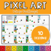 Halloween Digital Pixel Art STEM Challenges