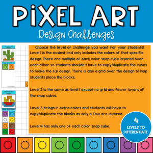 Cinco de Mayo Digital Pixel Art STEM Challenges