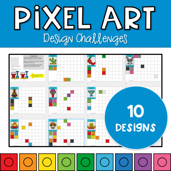 Cinco de Mayo Digital Pixel Art STEM Challenges