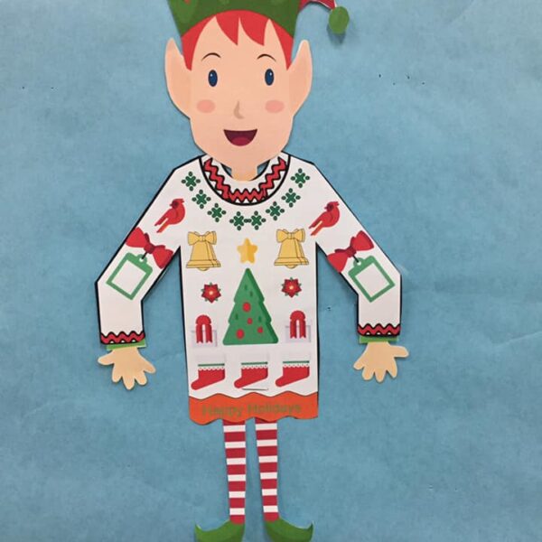 Ugly Christmas Sweater Digital Glyph Activity