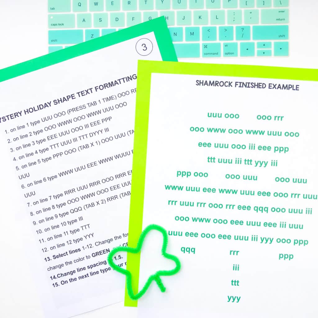 Holiday Text Formatting Activities