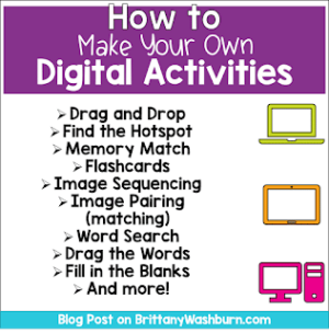 Web Based Digital Activities for Any Device and How To Make Your Own