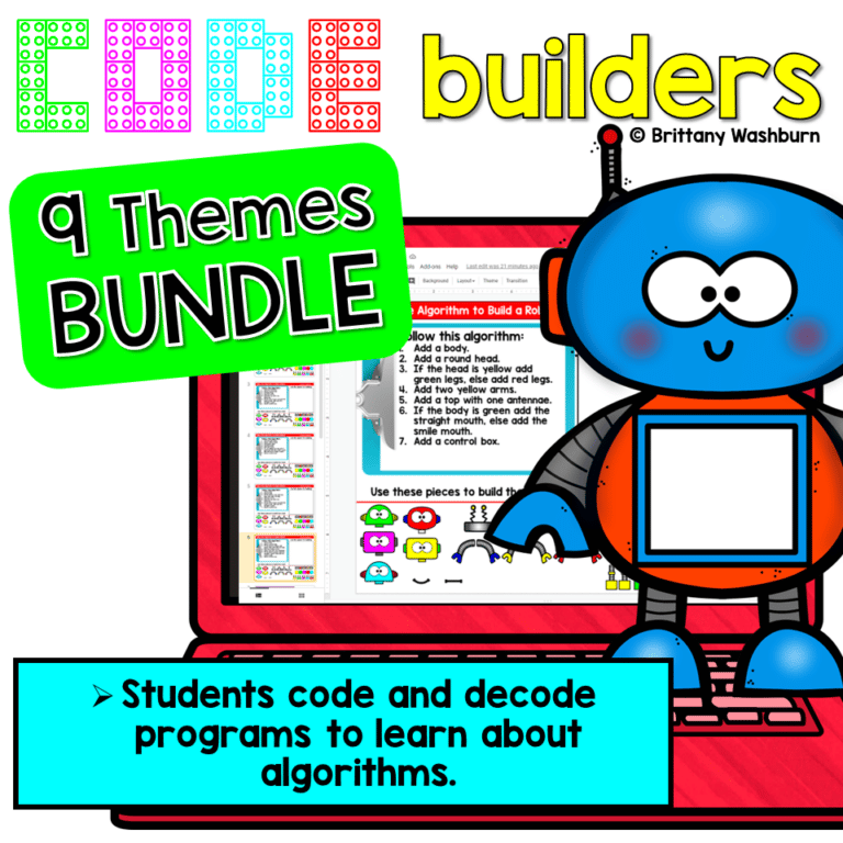 Turkey Code Builders Digital Activities Thanksgiving Computer Science