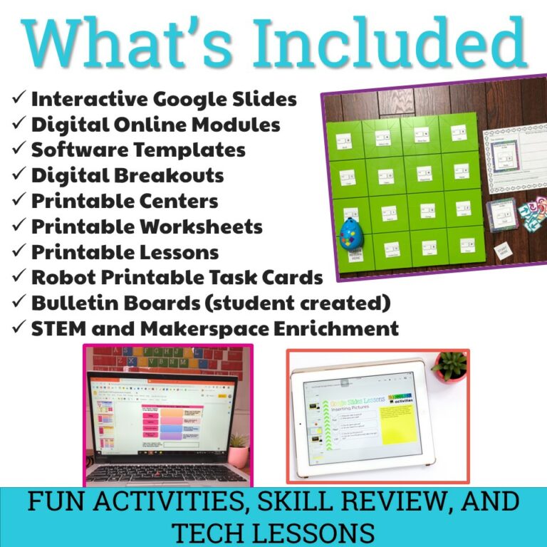 K-5 Technology Activities Bundle