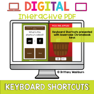 Keyboard Shortcuts Apple Theme Interactive PDF