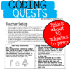 CODING QUESTS - If/Then/Else Reindeer Mission