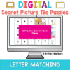 Alphabet Letter Matching Digital Secret Picture Tile Puzzles 2