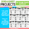 Google Sheets and Excel Spreadsheet Projects 12 Months