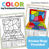 Technology Color By Trackpad Gestures Printable Worksheets