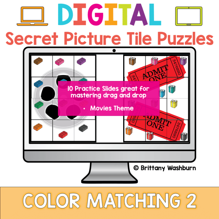 Color Matching 2 Digital Secret Picture Tile Puzzles