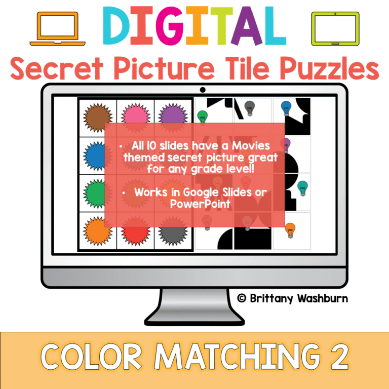 Color Matching 2 Digital Secret Picture Tile Puzzles