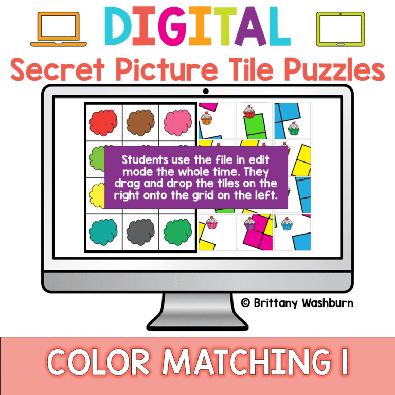 Color Matching 1 Digital Secret Picture Tile Puzzles