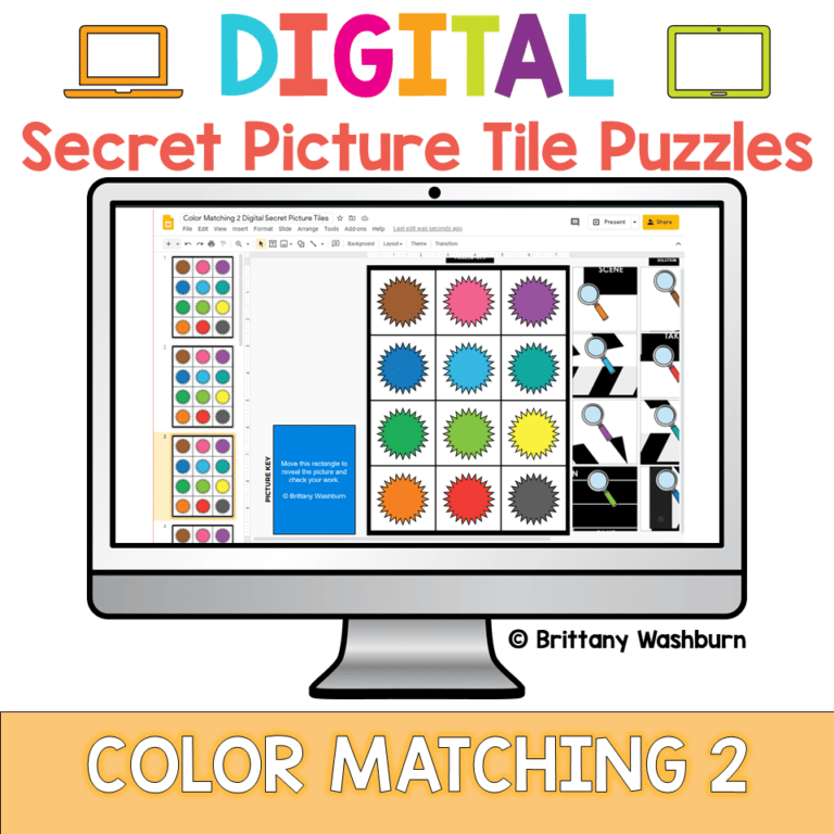 Color Matching 2 Digital Secret Picture Tile Puzzles