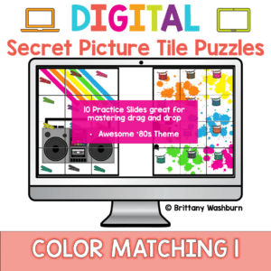 Color Matching 1 Digital Secret Picture Tile Puzzles