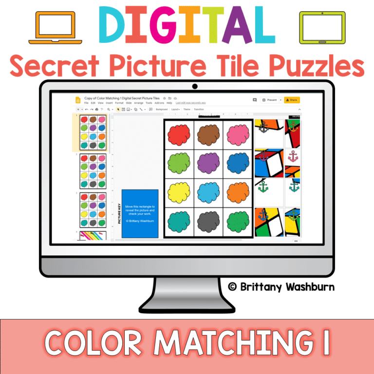 Color Matching 1 Digital Secret Picture Tile Puzzles