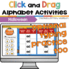Halloween Digital Phonics Click and Drag Practice