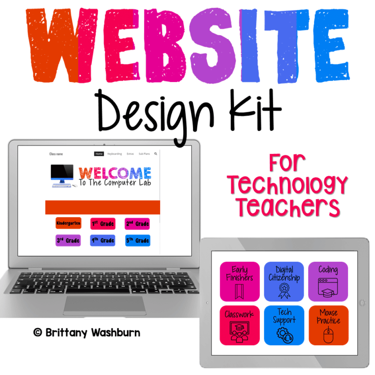 Class Website Design Kit Sunset Colors