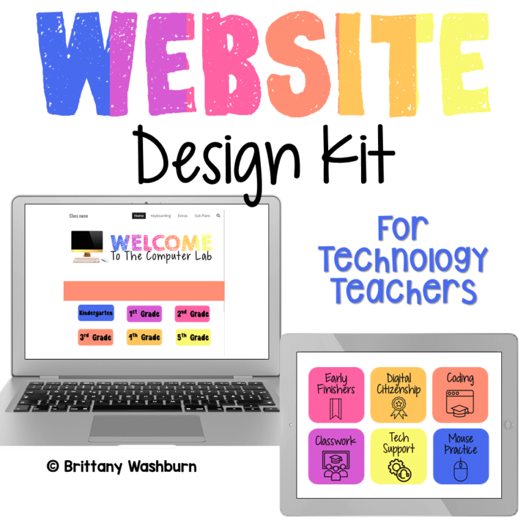 Class Website Design Kit Technology Theme