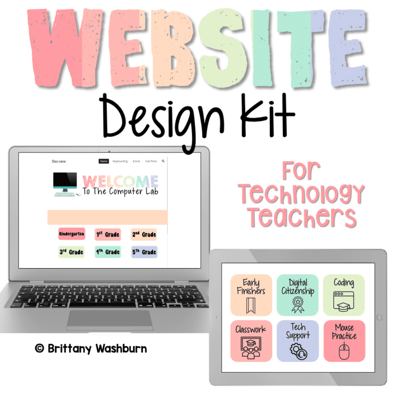 Class Website Design Kit Technology Theme