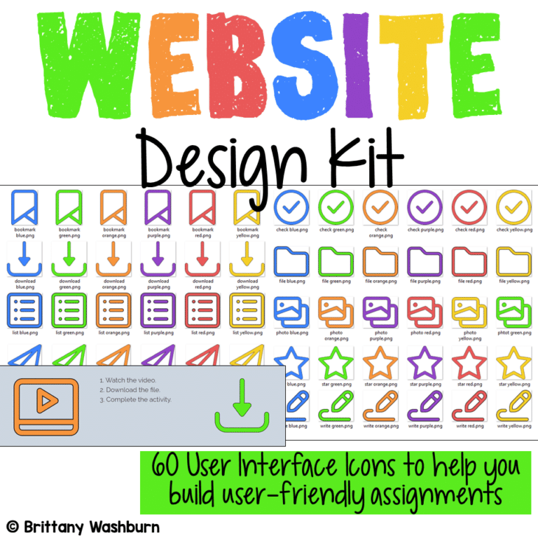 Class Website Design Kit Technology Theme