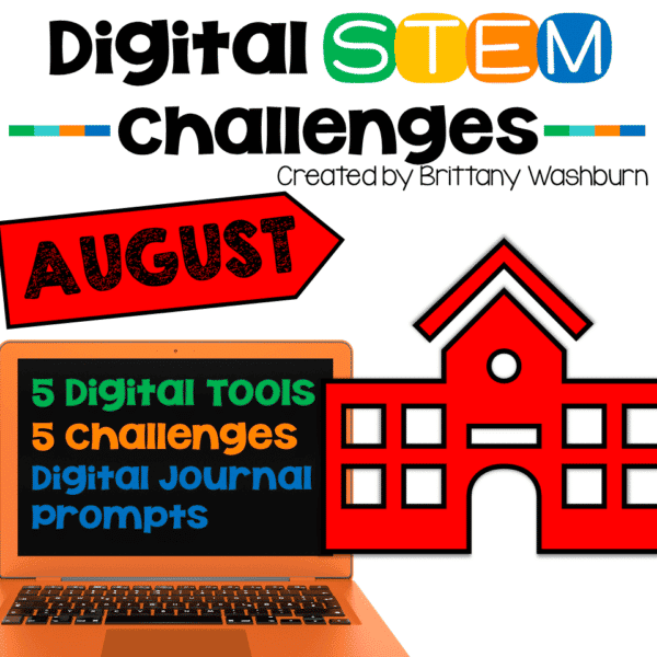 August Digital STEM Challenges
