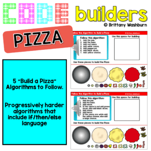 Pizza Code Builders Digital Activities