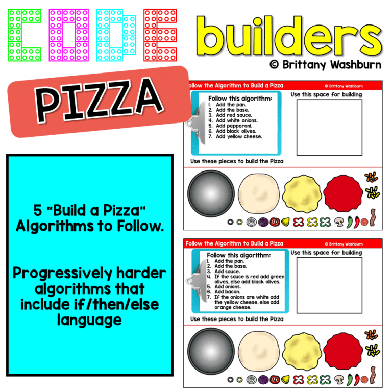 Pizza Code Builders Digital Activities