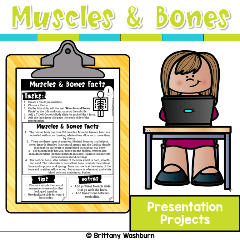 Muscles and Bones Presentation Projects