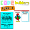 Turkey Code Builders Digital Activities Thanksgiving Computer Science