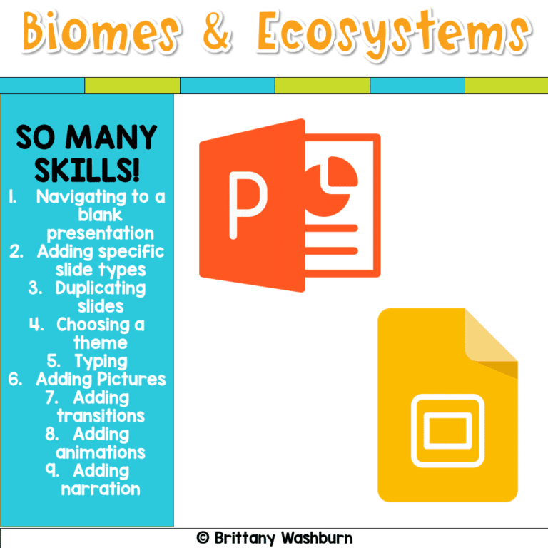 Biomes and Ecosystems Presentation Projects