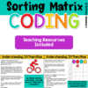 Sorting Matrix Coding - Fine Motor