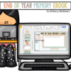 End of Year Digital Activities Memory E-book