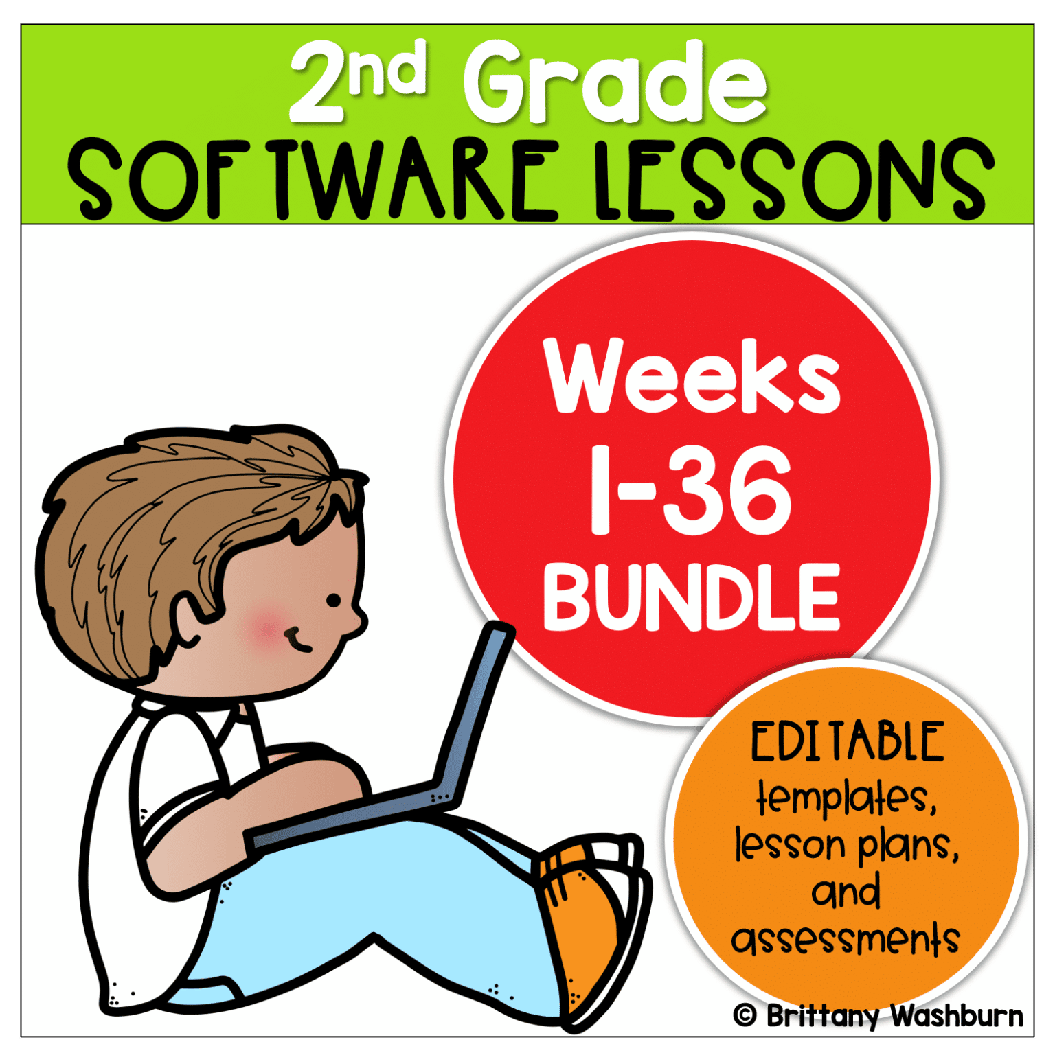 Software Technology Lessons Bundle for Grades 1-5